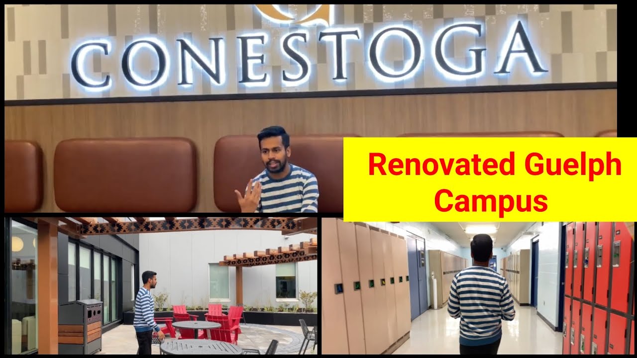 Renovated Conestoga Guelph Campus Tour #conestogacollege #guelphontario ...