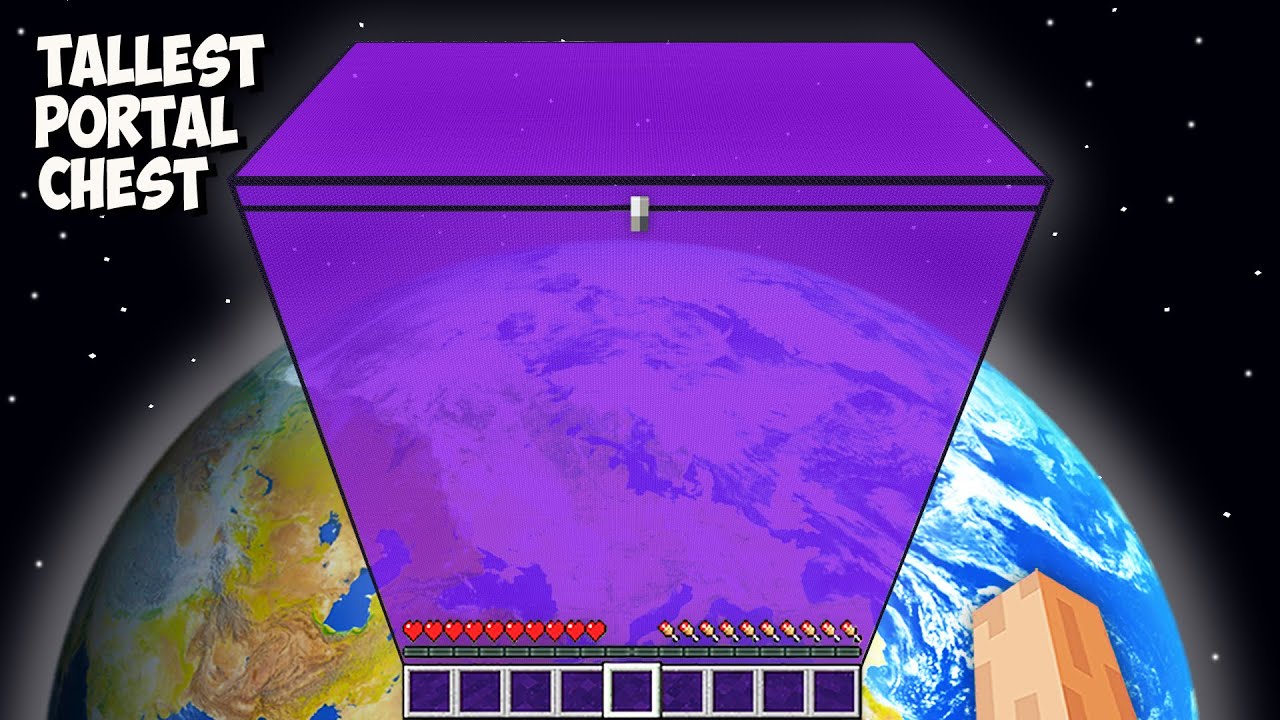 Where does THE TALLEST PORTAL CHEST lead in Minecraft? This is THE ...