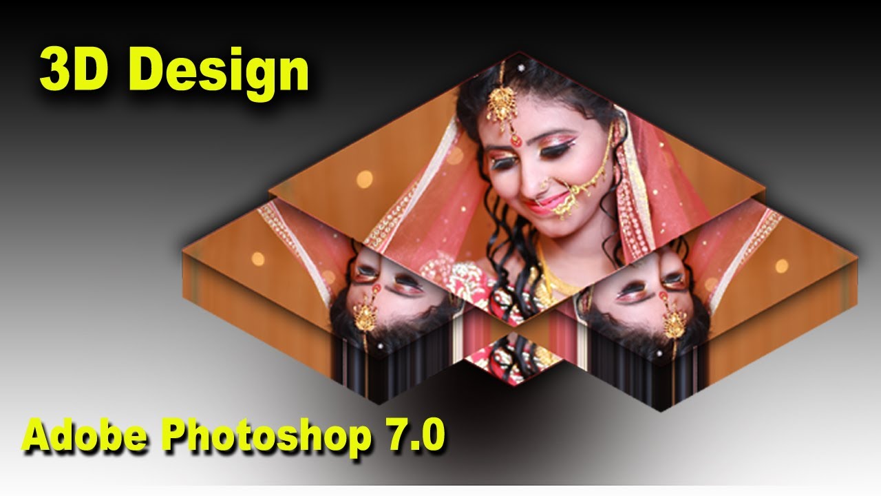 3D photo shape editing in photoshop 2021 | very easy 3D photo in ...