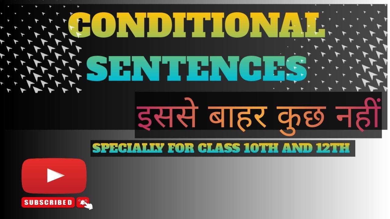 CONDITIONAL SENTENCES - YouTube
