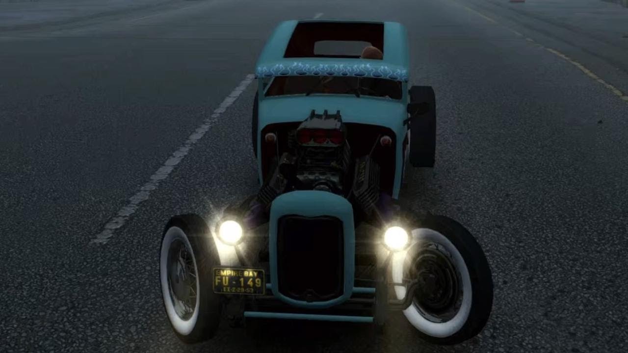 Mafia II: Reverse 180 In A Hot Rod - YouTube