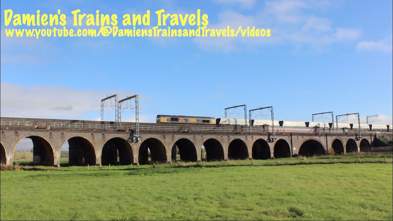 GBRf Class 66 No. 66703 ‘Doncaster PSB 1981 - 2002’ at 14 Arches ...