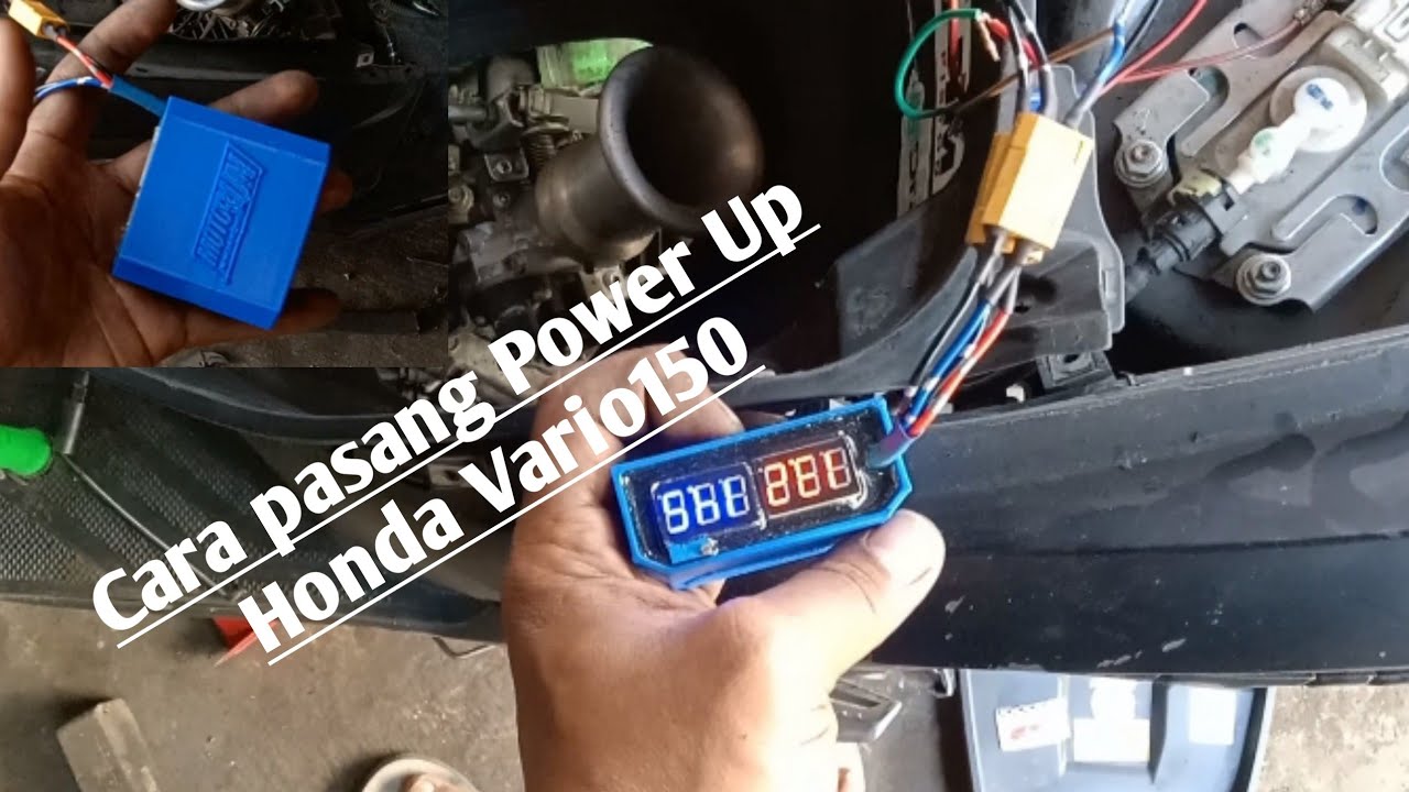 cara pasang power up||Honda Vario 150 injeksi - YouTube