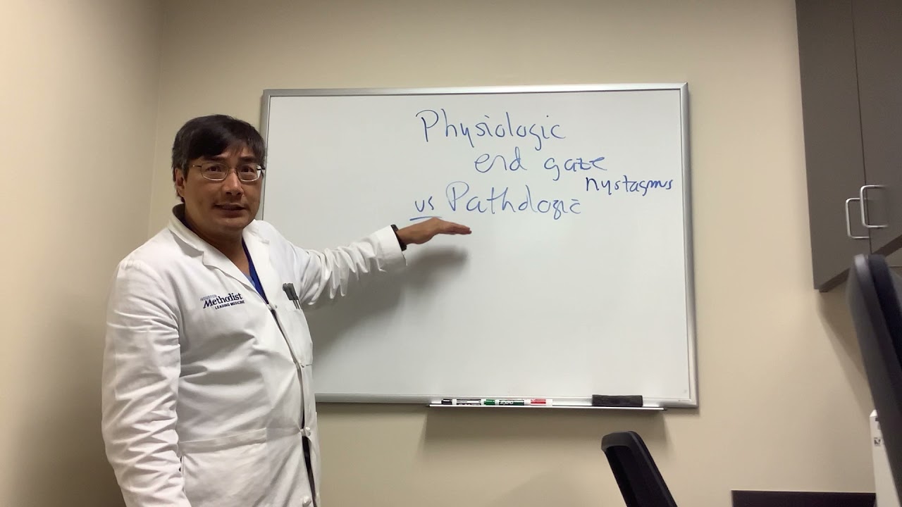 Physiologic vs Pathologic End Gaze Nystagmus - YouTube