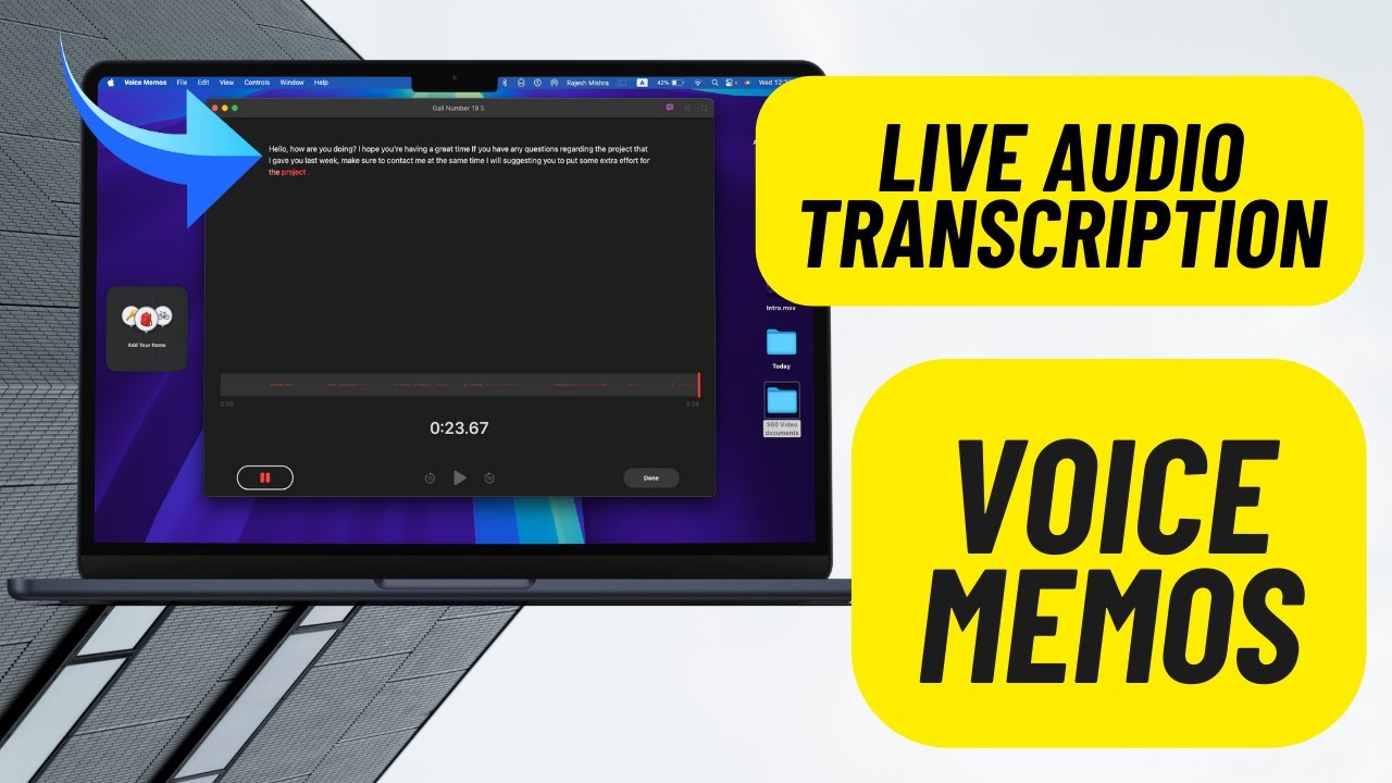 How to Use Live Audio Transcription in Voice Memos in macOS 15 Sequoia ...