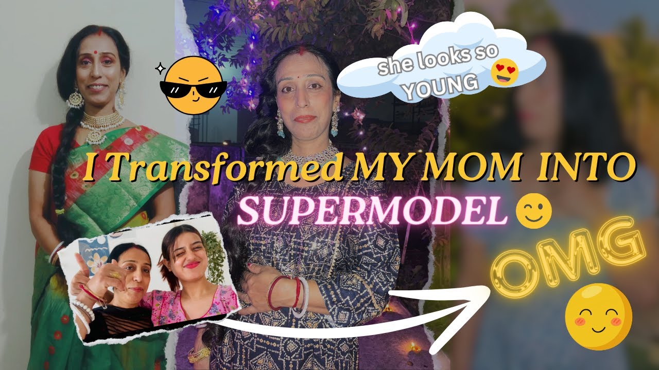 I Transformed My Mom into Me😍I Gave my Mom a Complete Makeover | My ...