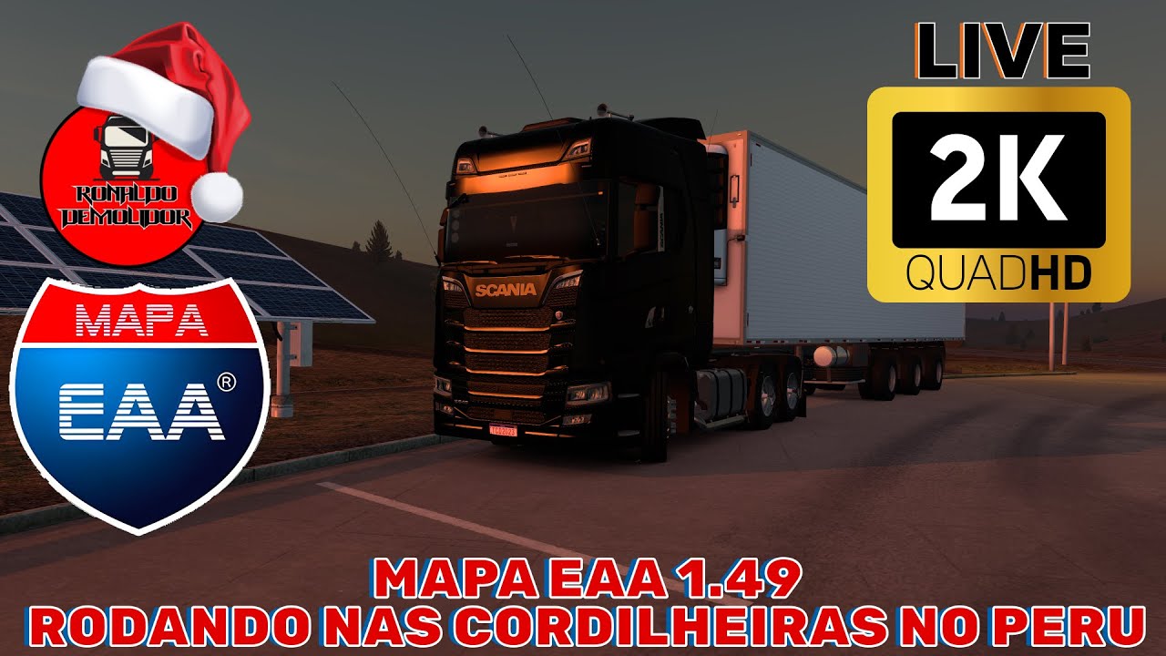EURO TRUCK SIMULATOR 2 - MAPA EAA 1.49 - RODANDO NAS CORDILHEIRAS NO ...
