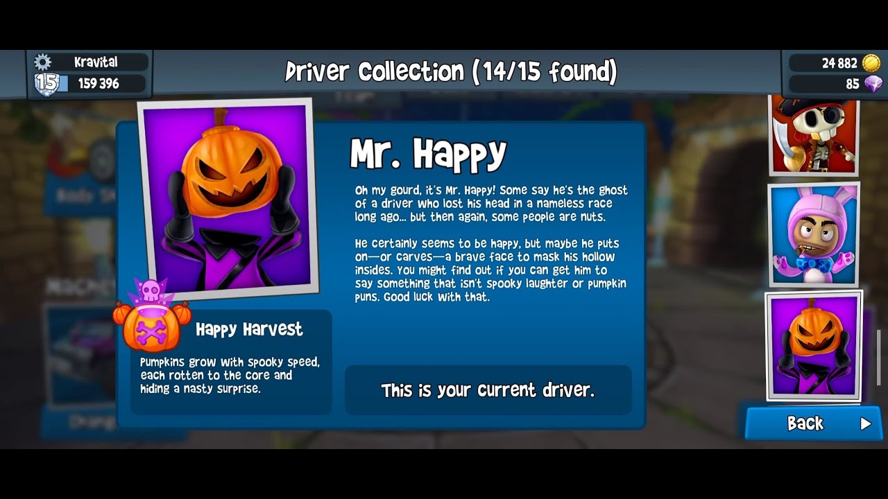 Mr.Happy / Beach Buggy Racing 2 Gameplay / Android - YouTube