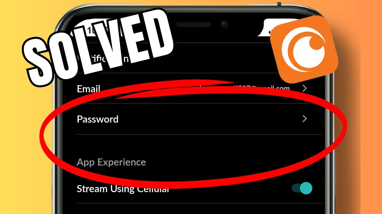 How to reset the password for Crunchyroll - YouTube