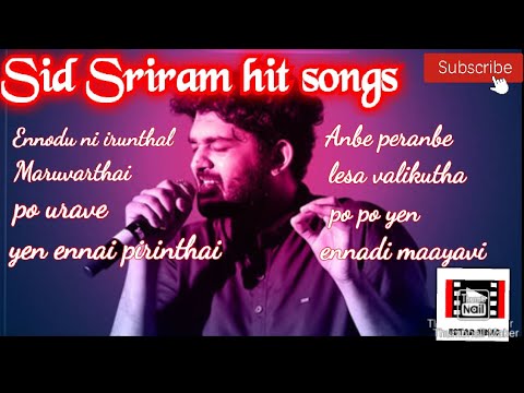 Sid sriram tamil hit songs/ Sid sriram hits/ Tamil songs/Tamil hits ...