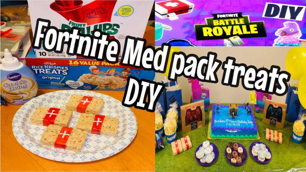 Fortnite DIY Med Pack treats - YouTube