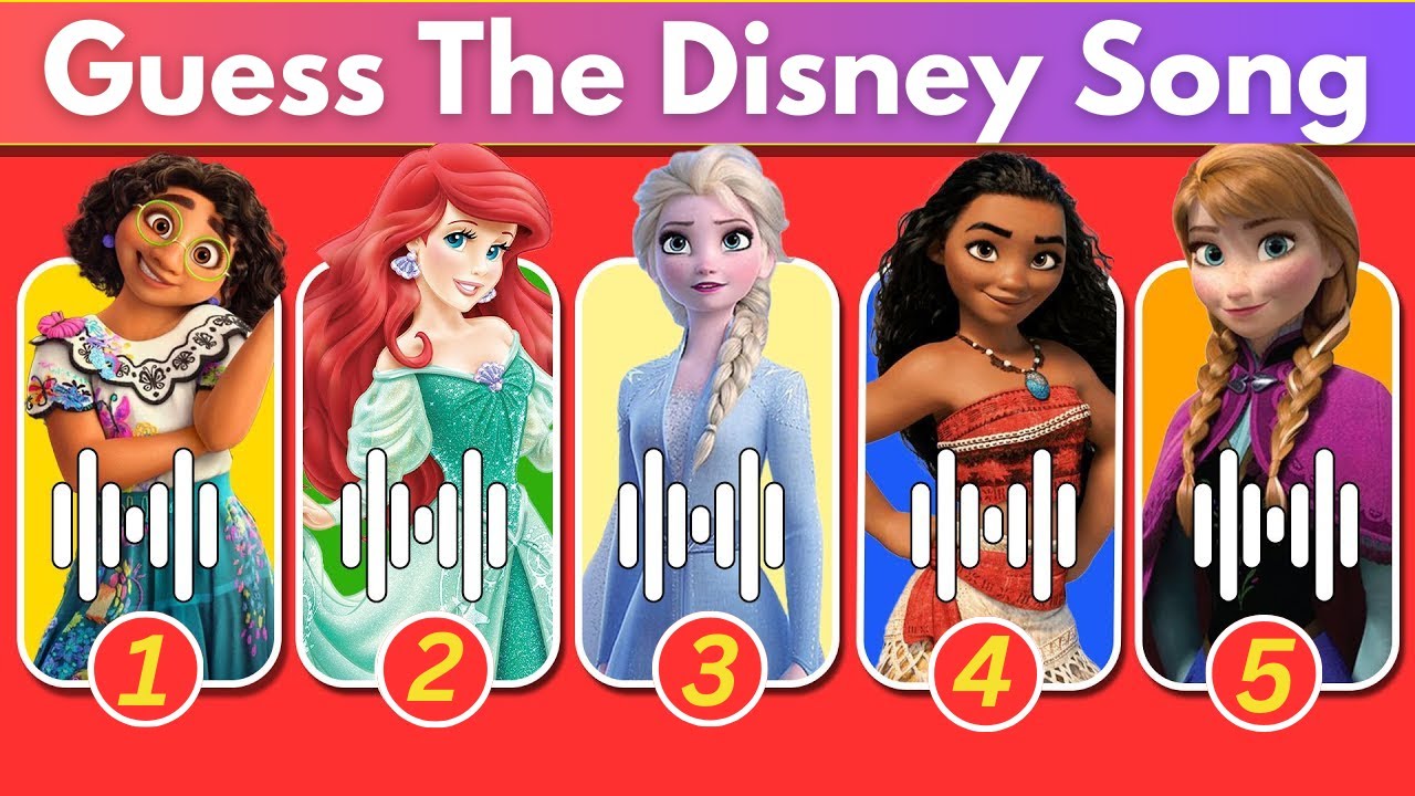 Guess the Disney Song Music Quiz! Can You Guess the 50 Disney Songs ...