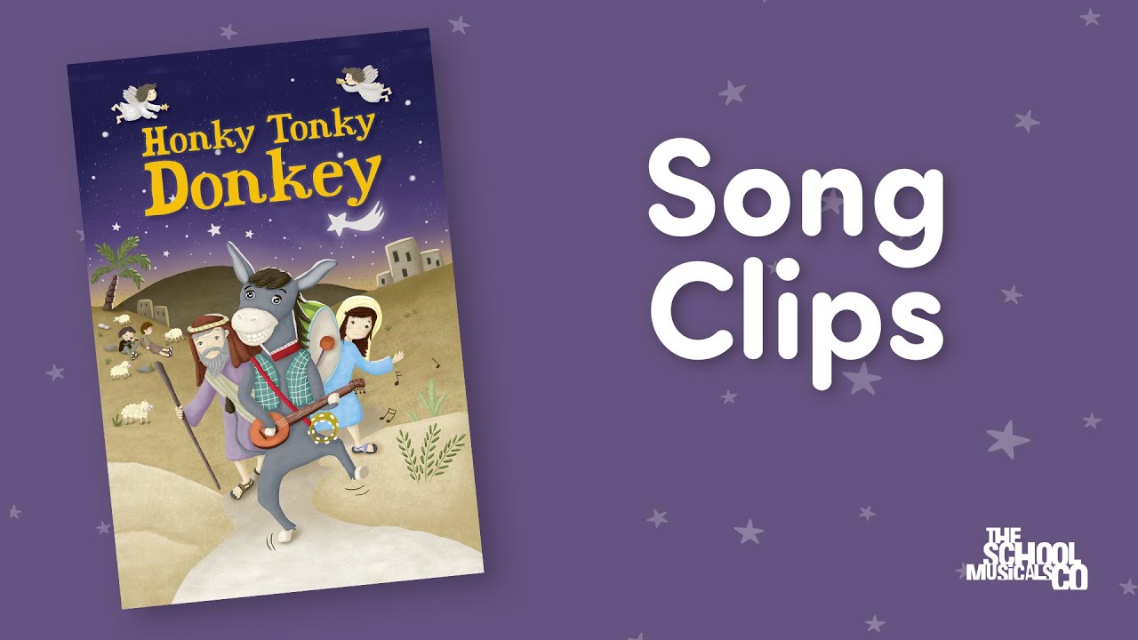 Honky Tonky Donkey 🎵 Nativity Song Clips - YouTube