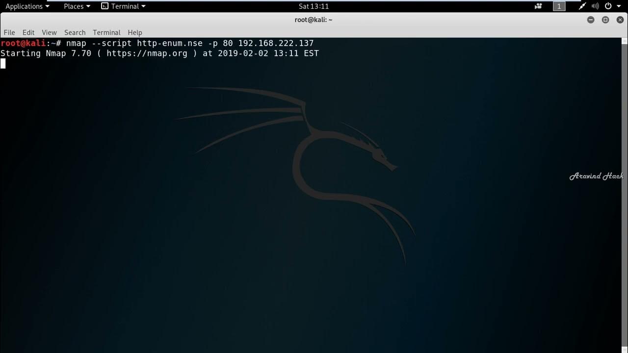how to scan web server directories using nmap - YouTube