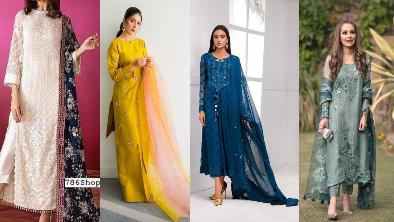 Beautiful Long Shirt Designs For Part / wedding wear dress /Long Shirt ...