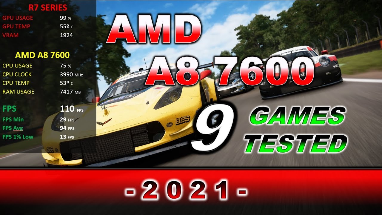 AMD A8 7600 (R7 Series) 8GB 2x4 @ 1600 - Probado con 9 Juegos en el ...