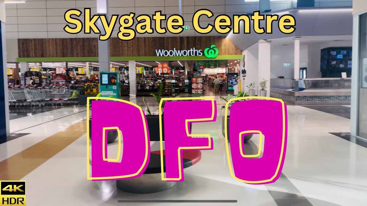 DFO Brisbane Skygate Centre virtual Walking Tour Early Morning 2023 | # ...