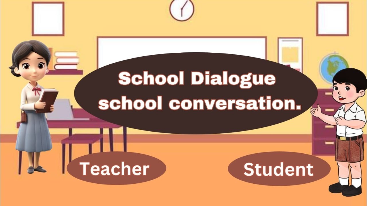 Classroom conversation | Teacher Student | School Dialogue # ...