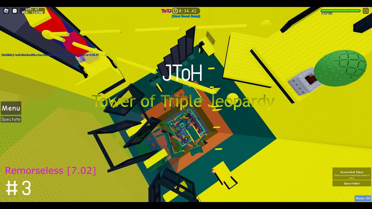 Tower of Triple Jeopardy | Roblox JToH (3) - YouTube