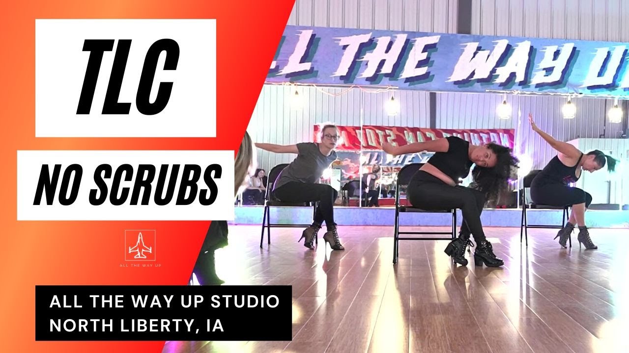 "TLC - NO SCRUBS" Chair Choreo - All The Way Up Dance Studio Iowa - YouTube