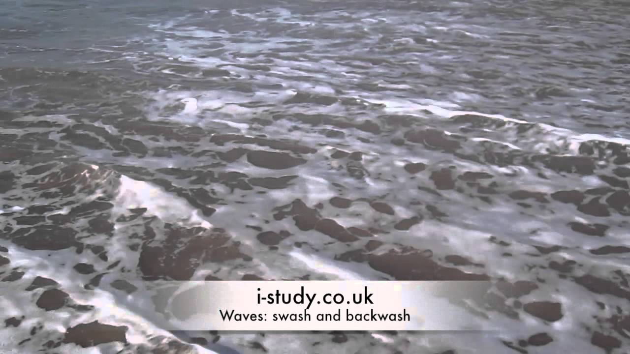 swash and backwash - YouTube