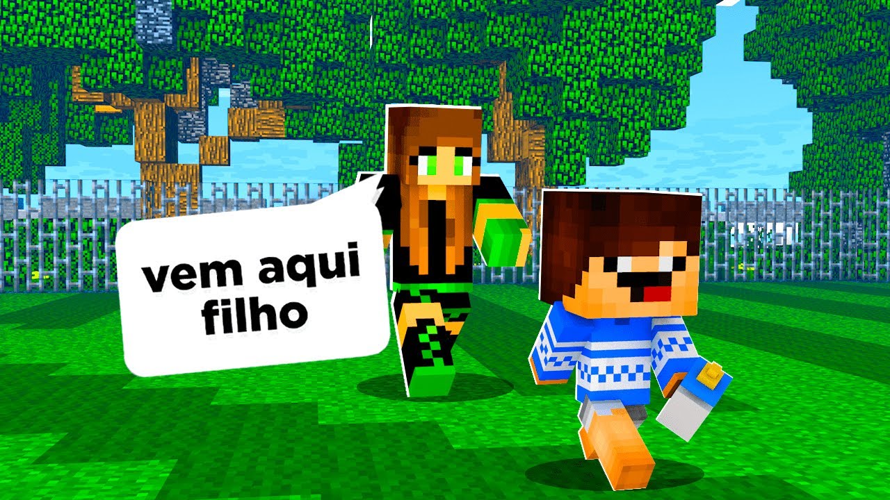 Minha Amiga Virou Minha MÃe No Minecraft Youtube