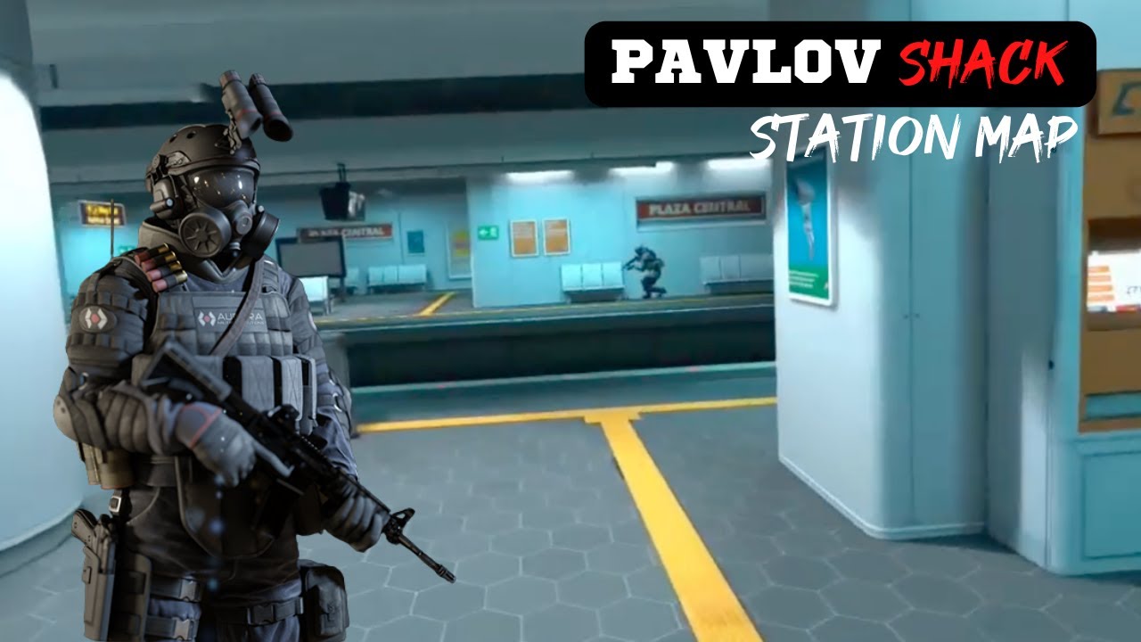 PAVLOV SHACK VR | STATION MAP | TEAM DEATHMATCH (TDM) - YouTube