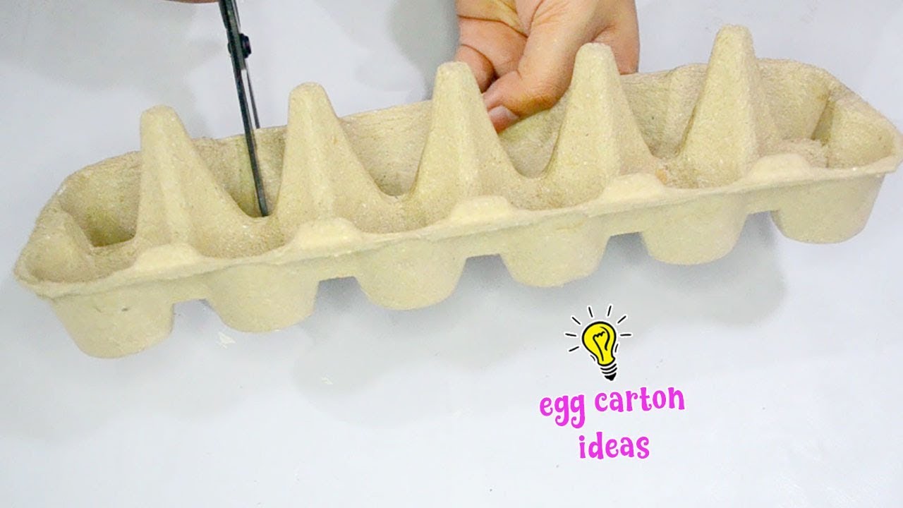 3 EGG CARTONS IDEAS! - YouTube