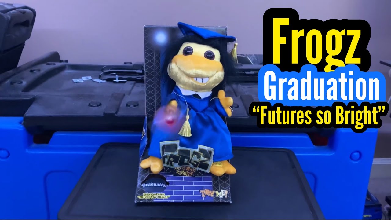 Gemmy 2007 ~ Frogz ~ Graduation ~ Yellow - YouTube
