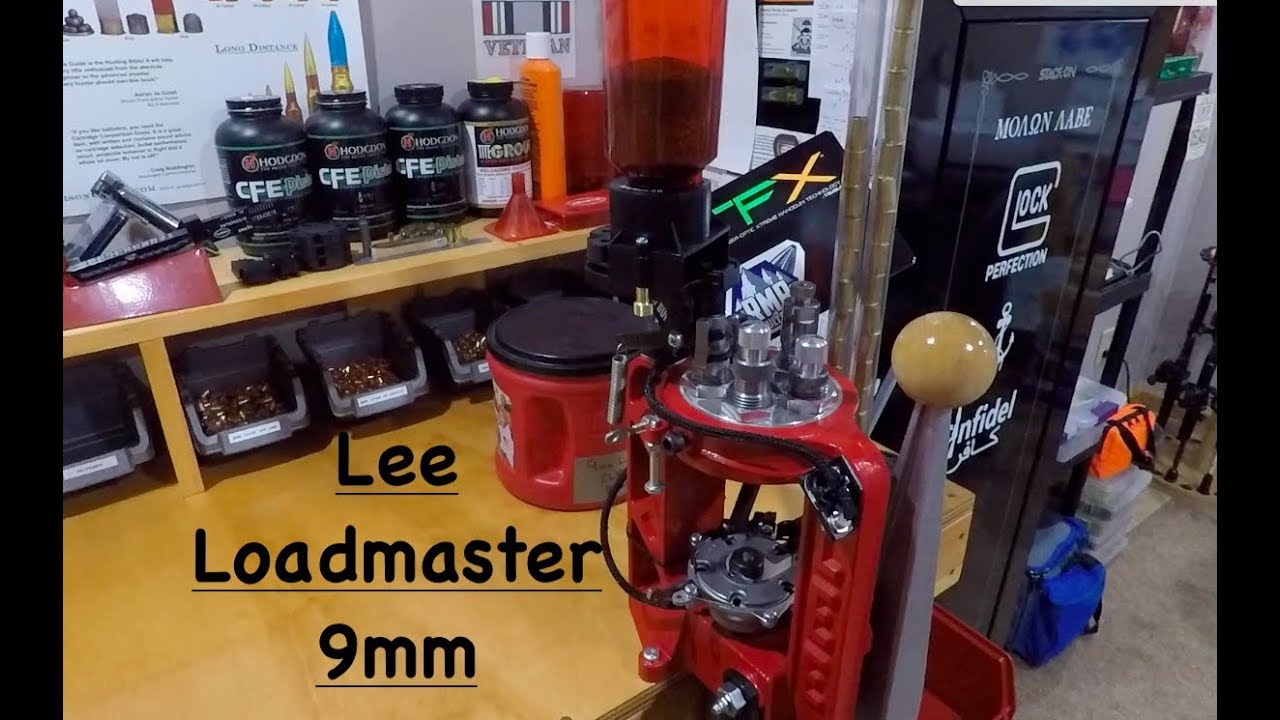 Lee Loadmaster 9mm - YouTube