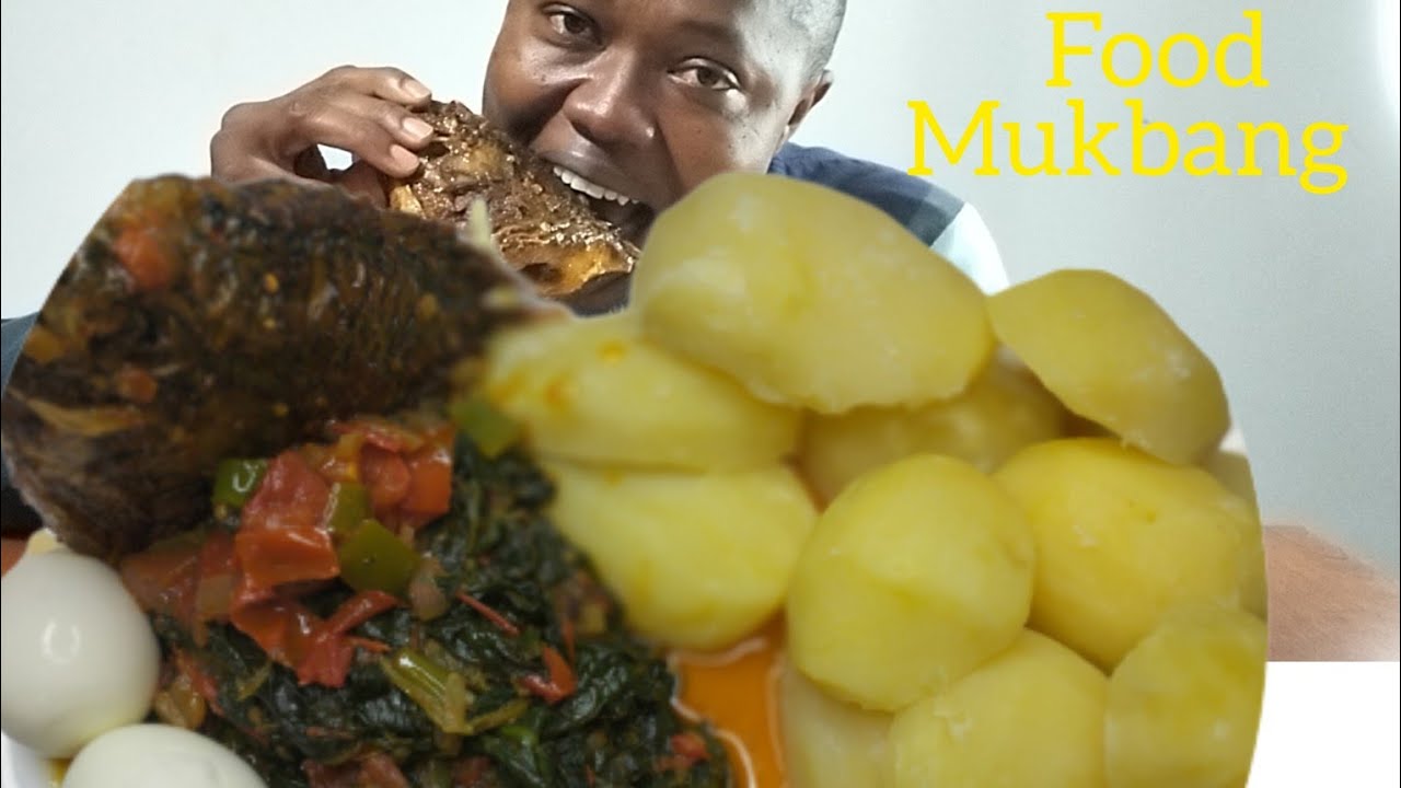 food mukbang patate with vegetable spicy sauce so delicious 😋 - YouTube