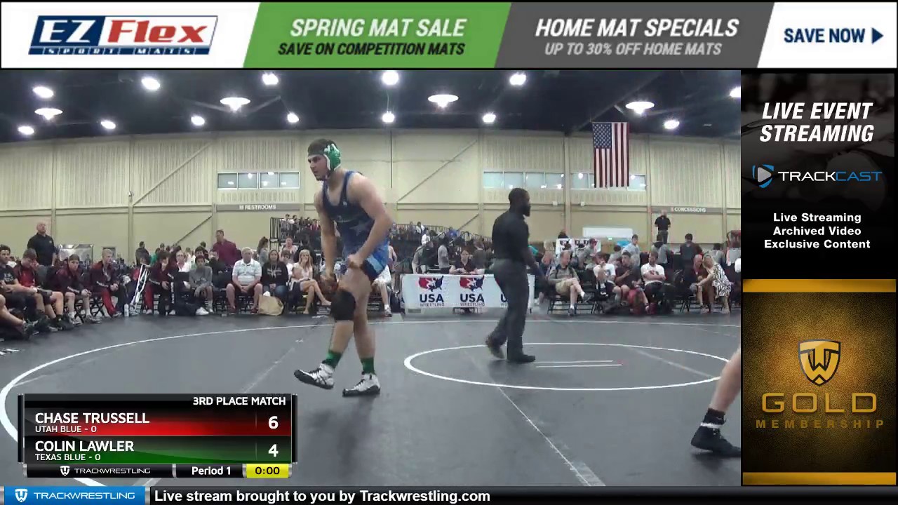 220 Chase Trussell Utah Blue vs Colin Lawler Texas Blue 8450483104 ...