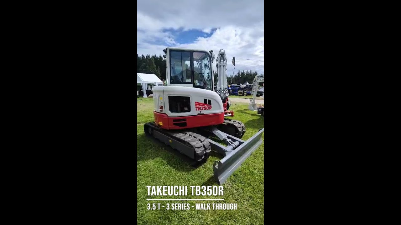 Central Group Takeuchi TB350R Walk through - Alex Hacker - YouTube