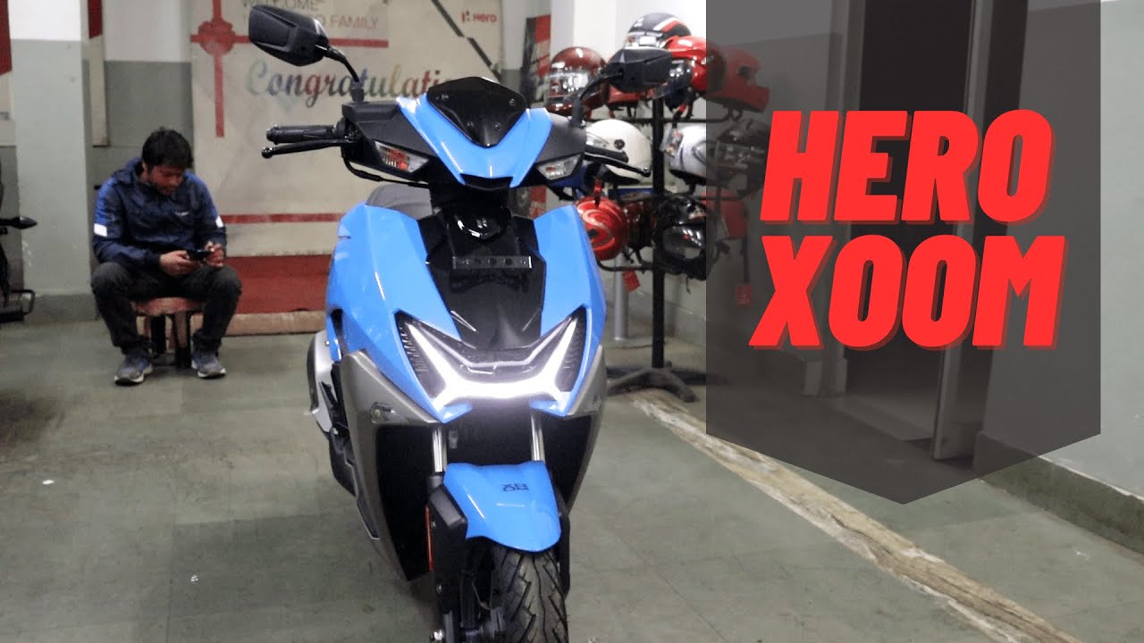 Hero Xoom ZX-Disc all features and quick walkaround || Best Scooter in ...