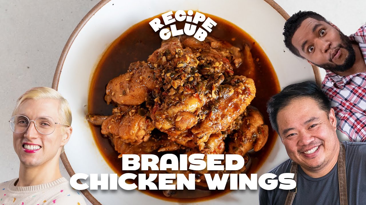 Mom's Braised Chicken Wings | Recipe Club - YouTube