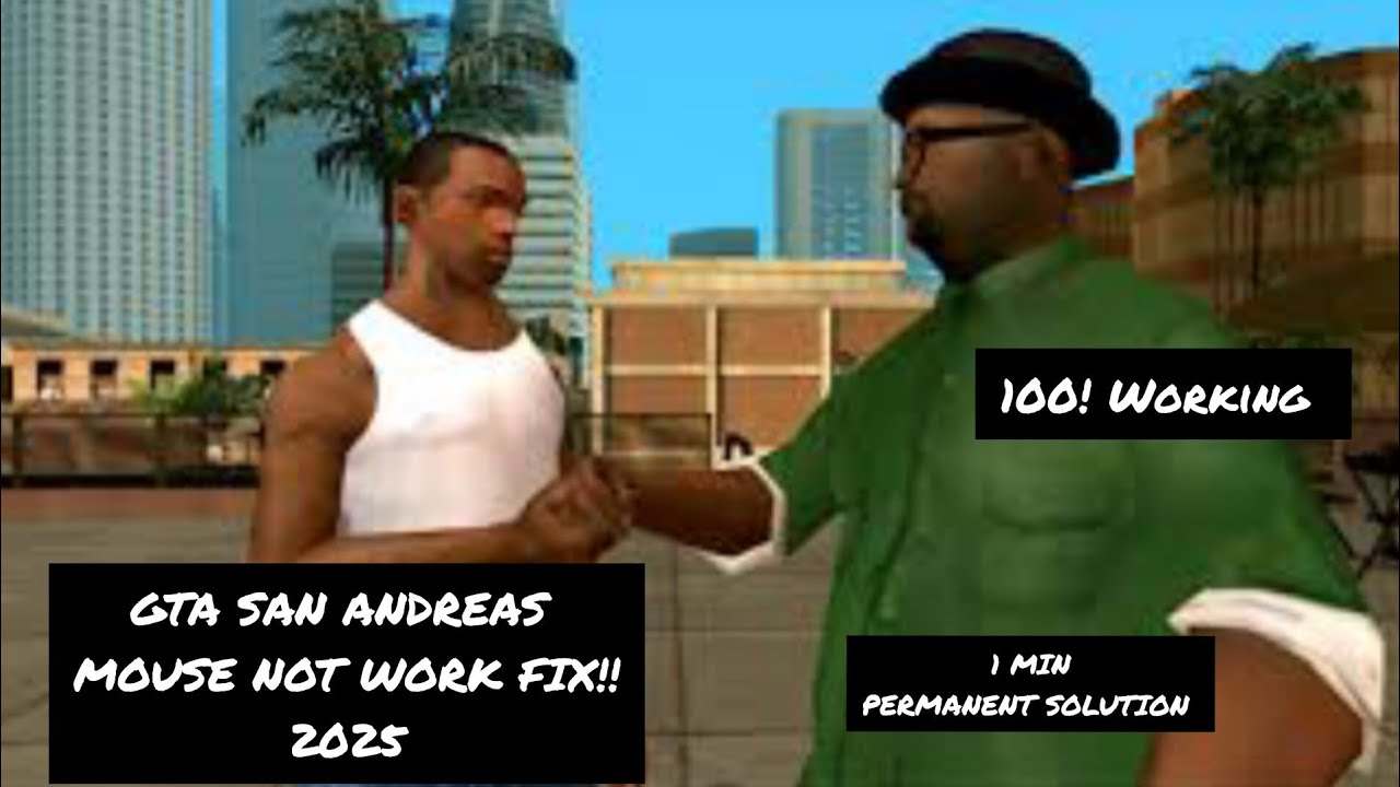 How do I fix a mouse not working in GTA San Andreas?only 1 min ...