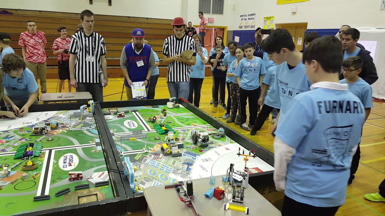 FLL Qualifier Event Robot Game Run 1: Webster Willink Titanium Titans ...