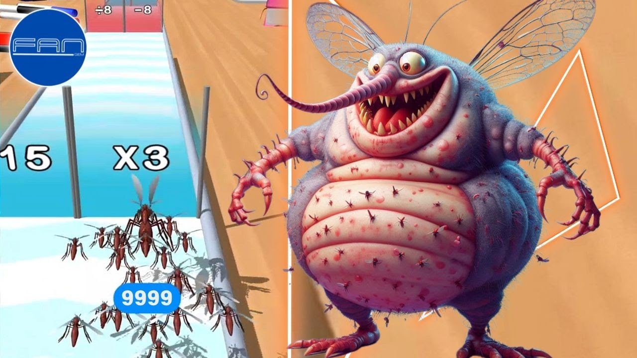 Level Up in Mosquito Bites Rush - Mosquito Run - YouTube