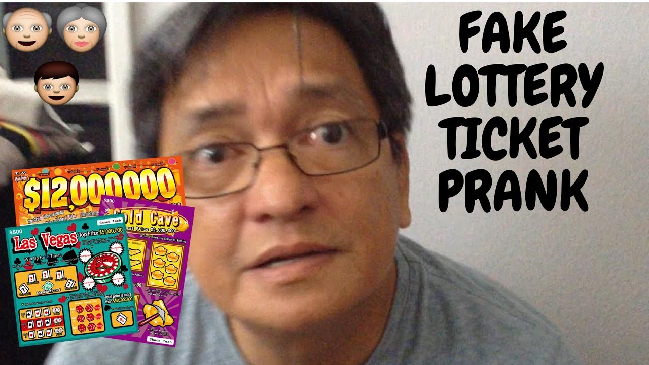 FAKE LOTTERY TICKET PRANK!?!? - YouTube
