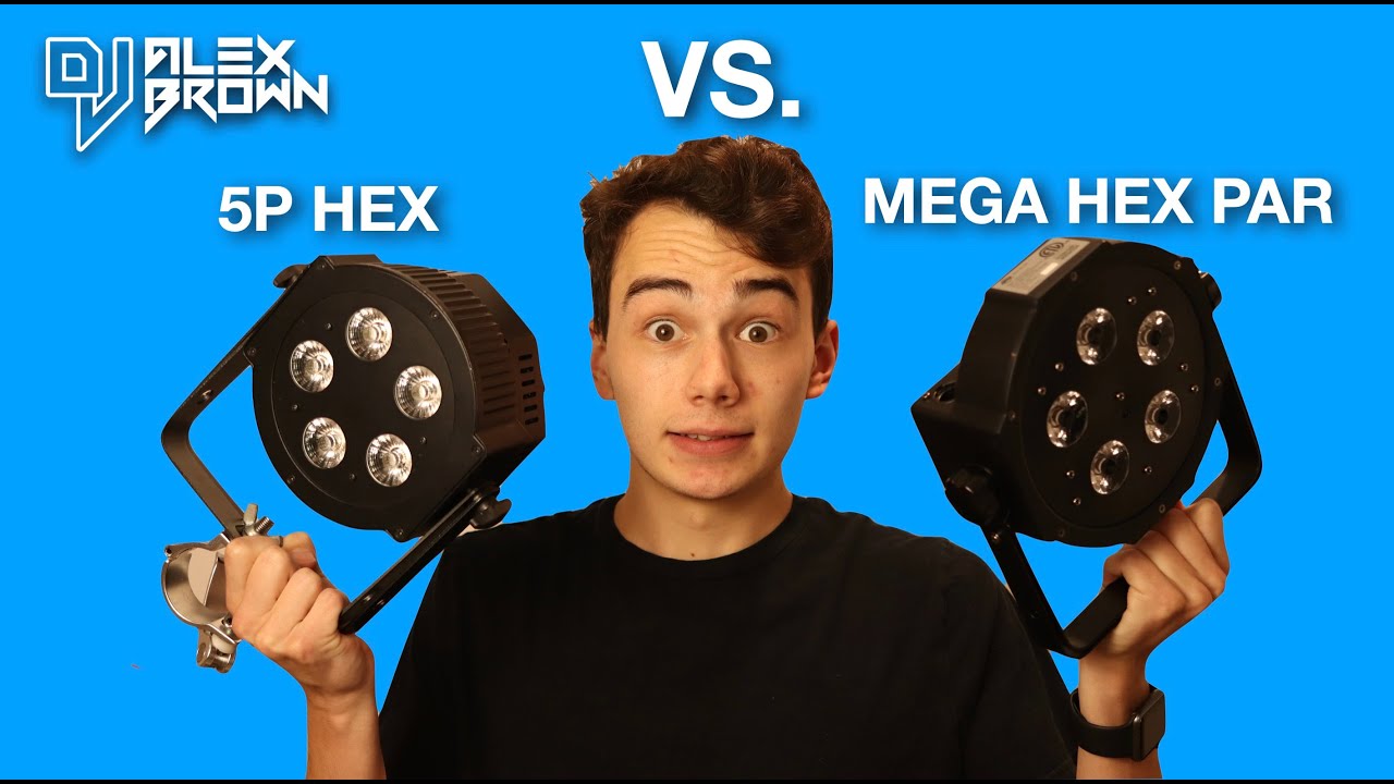 ADJ Mega HEX Par vs. 5P HEX [or 5PX hex] (In-Depth Comparison) - YouTube