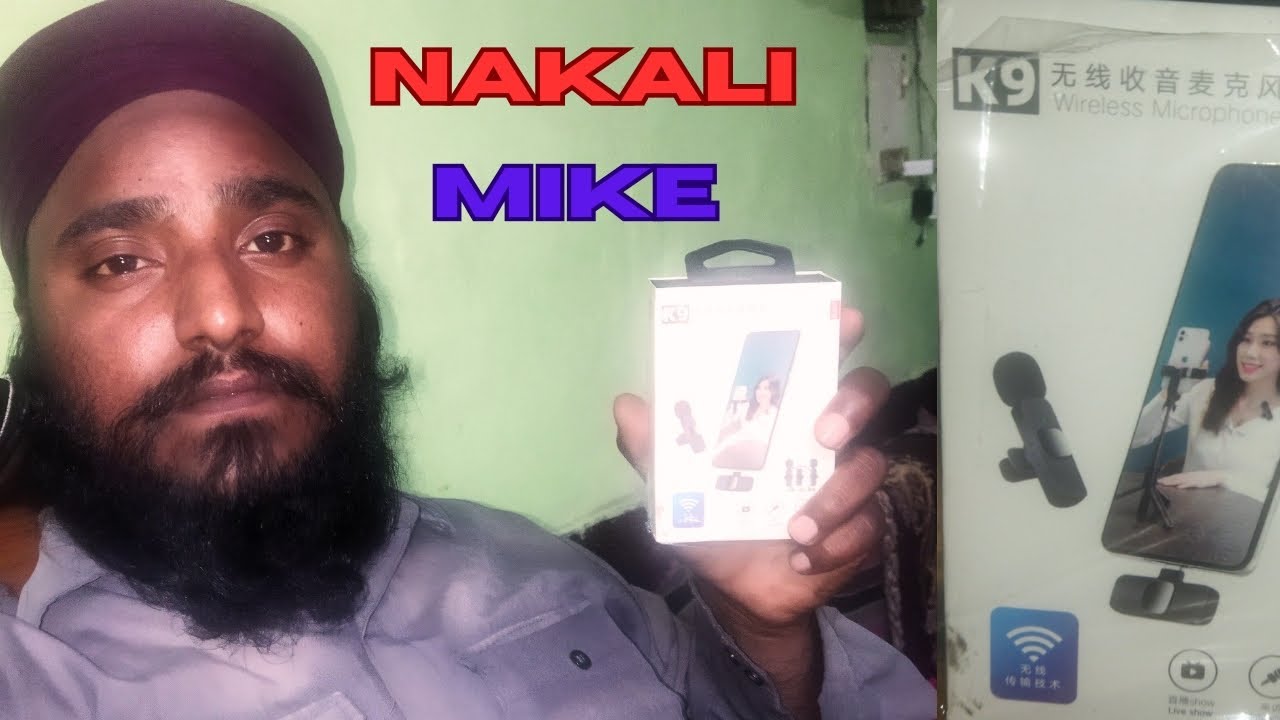meesho se K9 wireless mic nakali nikala 😥😥🙏 - YouTube