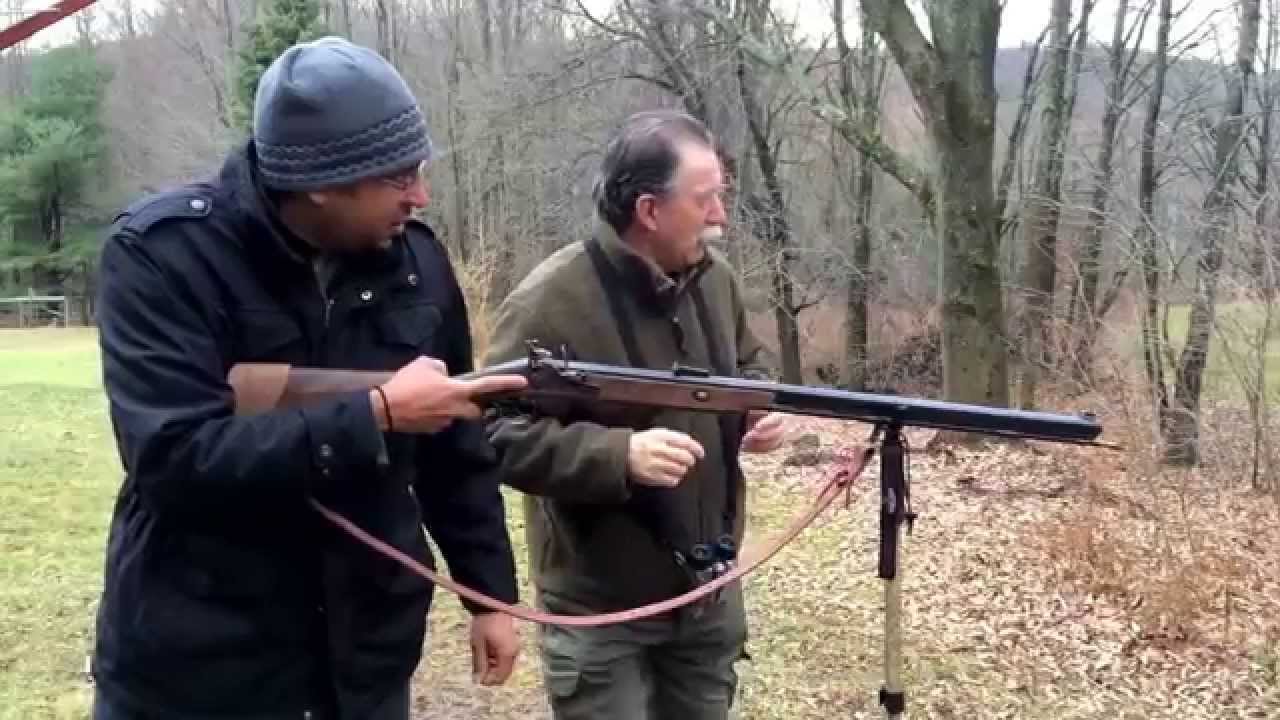 2 Shots with a Ball & Black Powder Flintlock Musket - YouTube