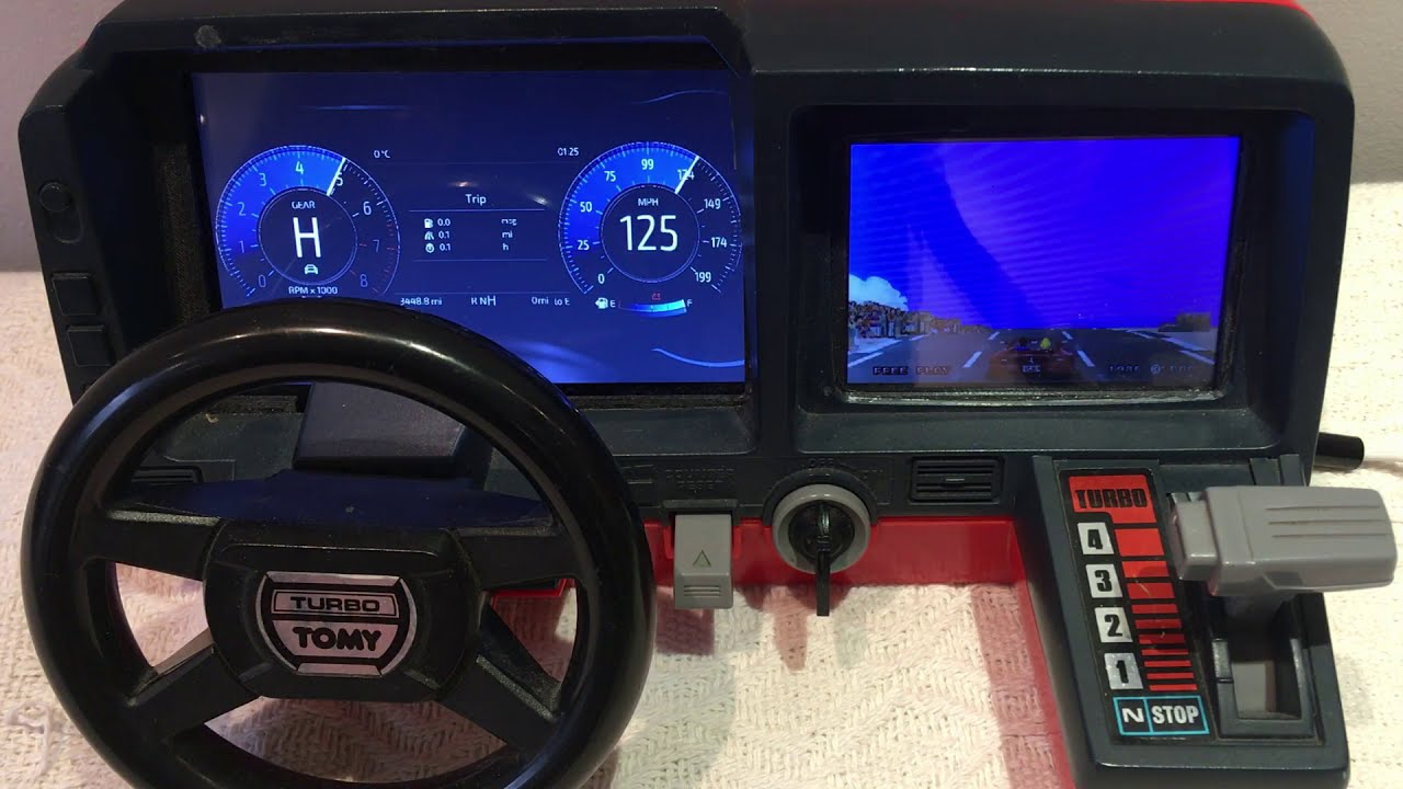 Tomy Turnin' Turbo Dashboard - OutRun & RealDash Conversion (Montage ...