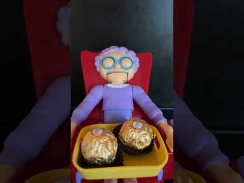 FERRERO ROCHER FOR GRANNY #SHORT #satisfying #grumpygranny #toys