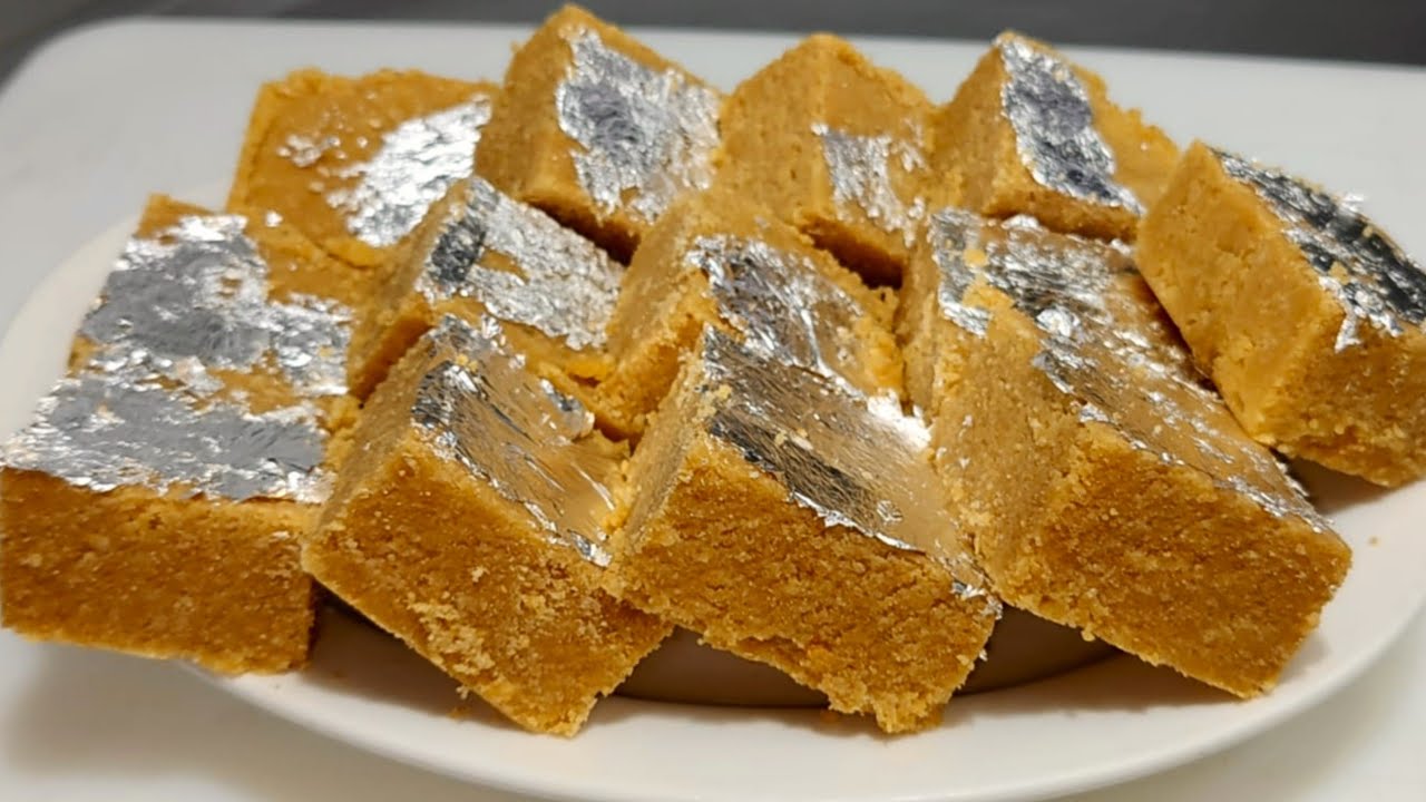 besan barfi recipe | gram flour barfi | besan ki barfi bnane ka tarika ...