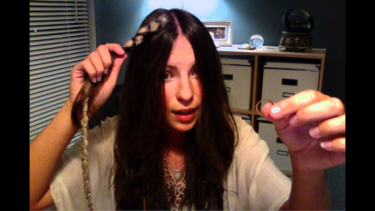 How add Synthetic Dreadlocks to Regular Hair - YouTube