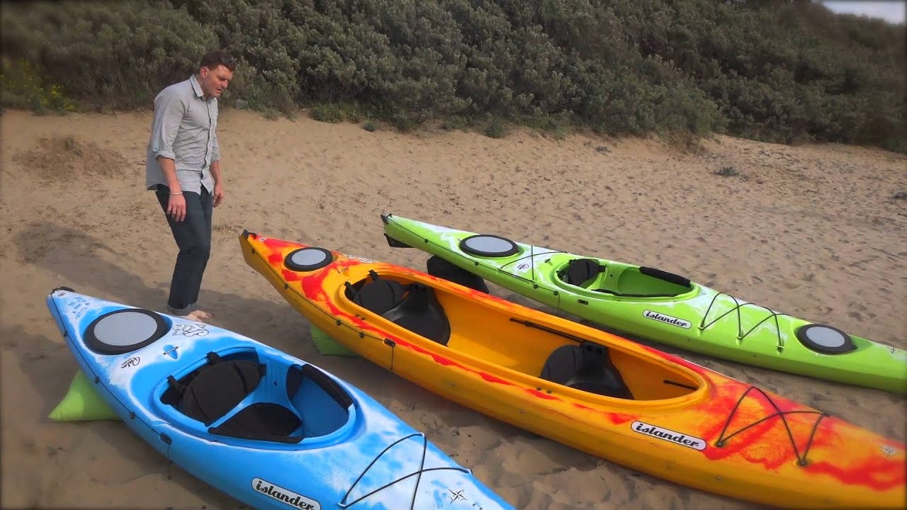 Islander sit-in kayak range - YouTube