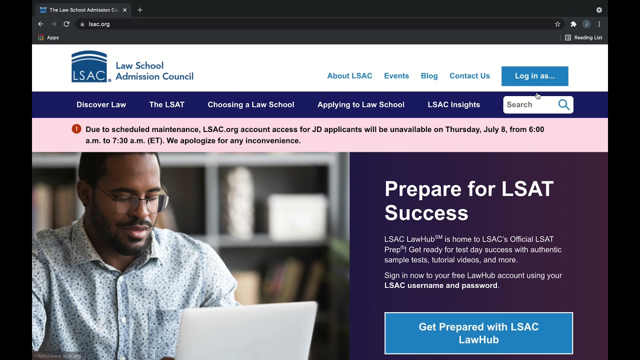 How to create a LSAC account - YouTube