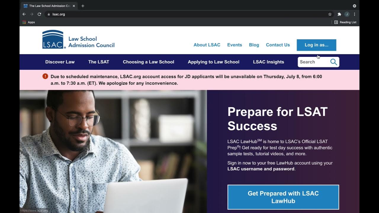 How to create a LSAC account - YouTube