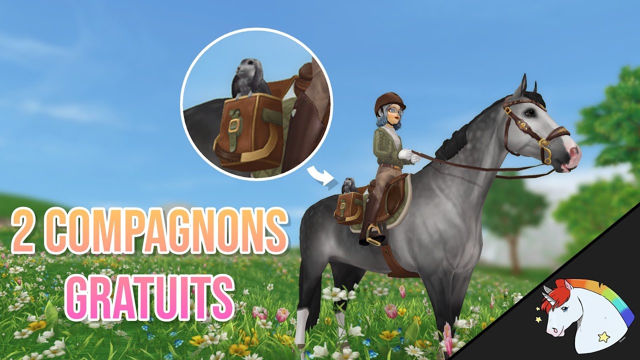 CODE CADEAU POUR 2 COMPAGNONS GRATUITS SUR STAR STABLE 🐰 - YouTube